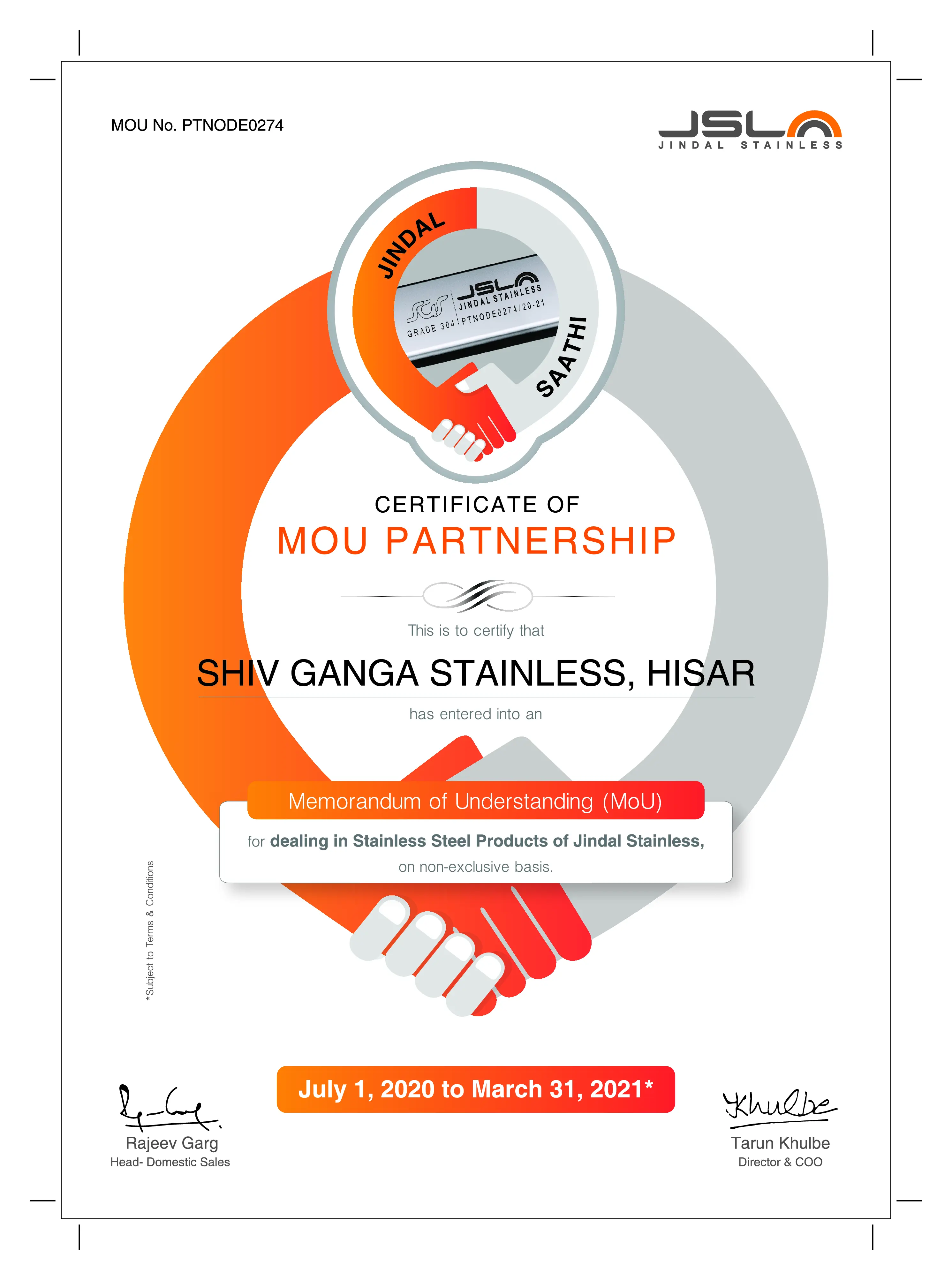 MoU Partners