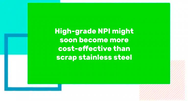 Optimizing Costs: High-Grade NPI vs. Scrap Stainless Steel